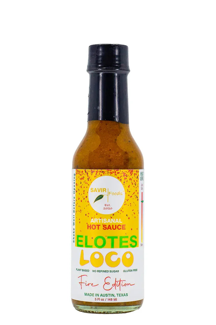 Elotes Loco Fire Hot Sauce 5oz - Savir Foods | Chile Mojo