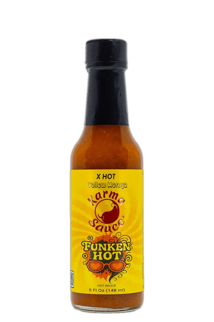 Karma Sauce Funken Yellow - Yellow Moruga Edition Hot Sauce 5oz (148ml ...