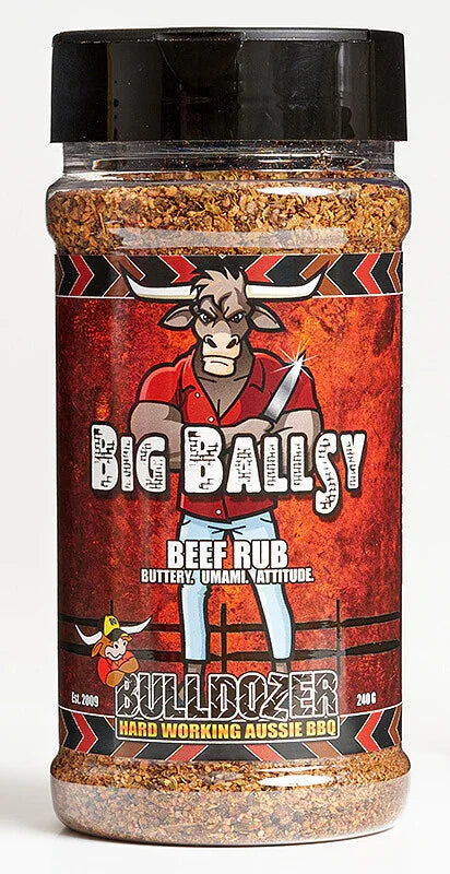 Bulldozer BBQ - Big Ballsy Beef Rub 240gm – Chile Mojo